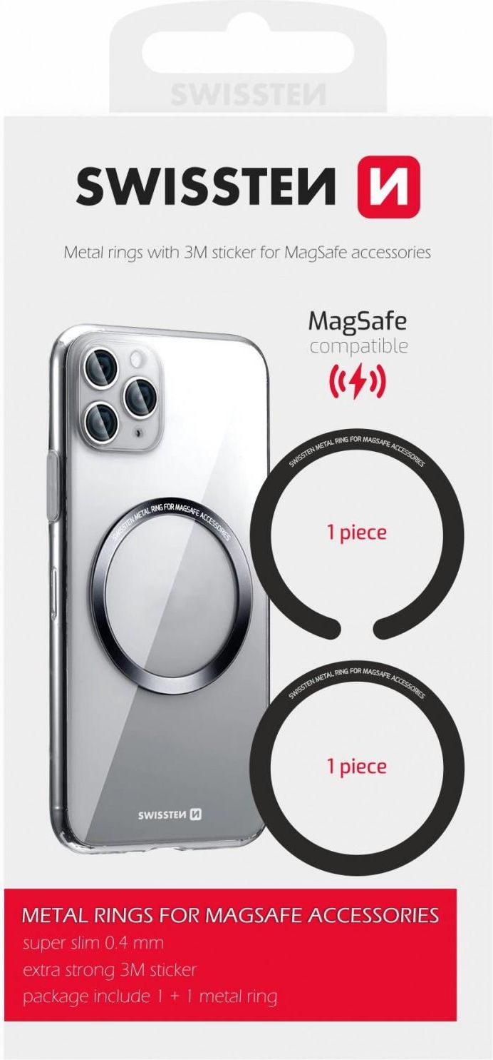 Swissten Podkładki Metalowe Do Etui Magsafe Zestaw (88801408) - Etui ...