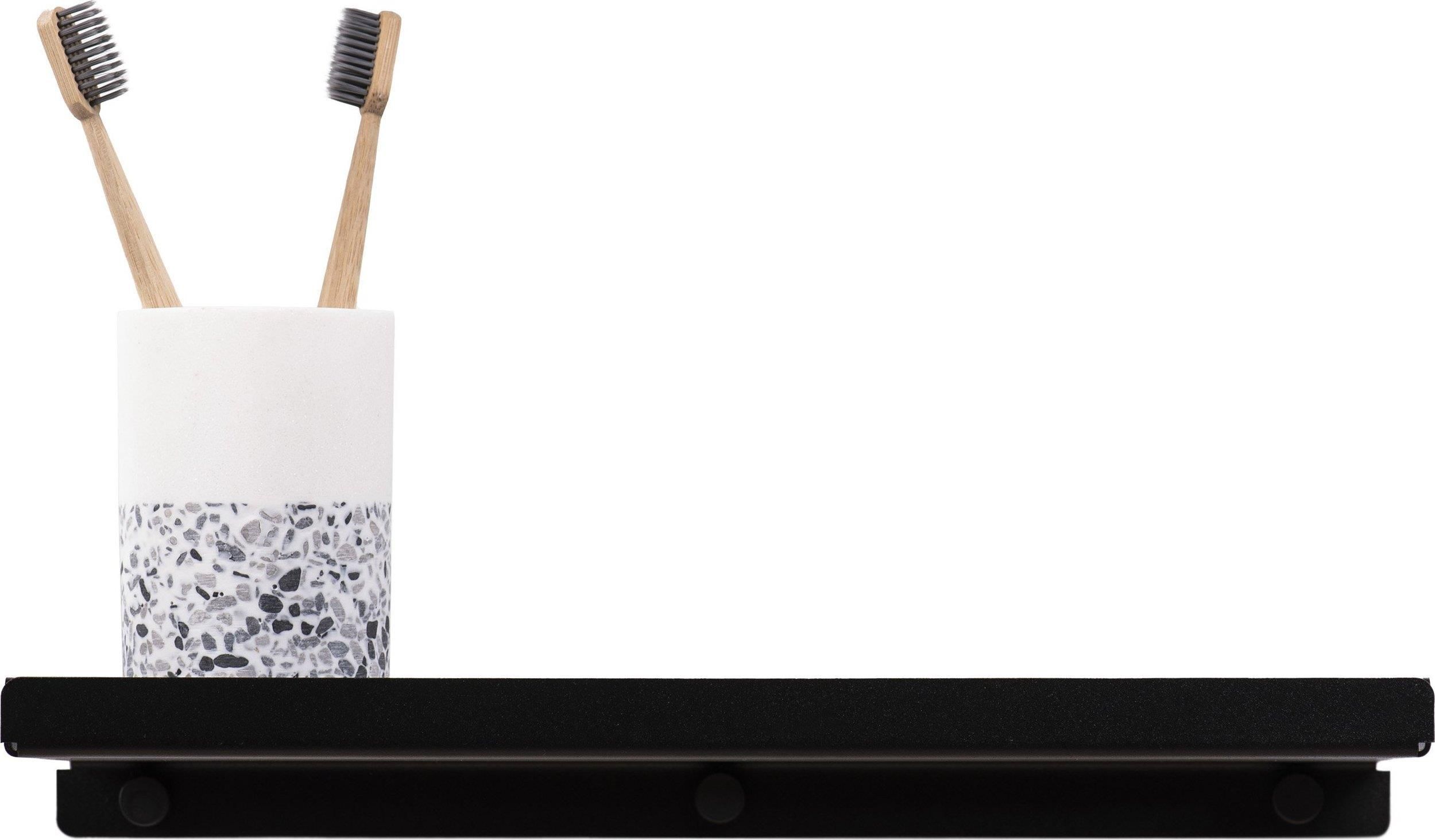 Gold Label Czarna Półka Łazienkowa Do Ściany Logan - Opinie i ...