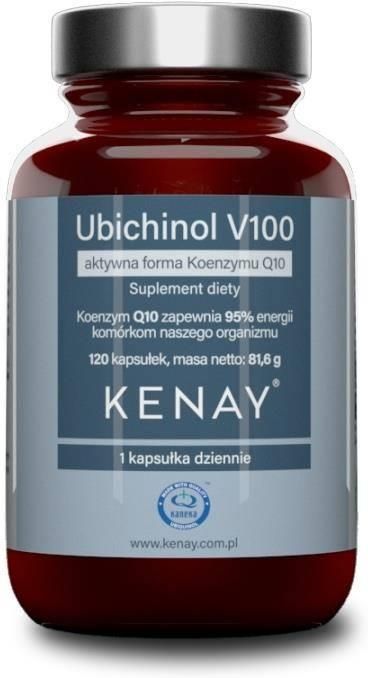 Kenay Ubichinol Koenzym Q10 V100 120kaps. - Opinie i ceny na Ceneo.pl