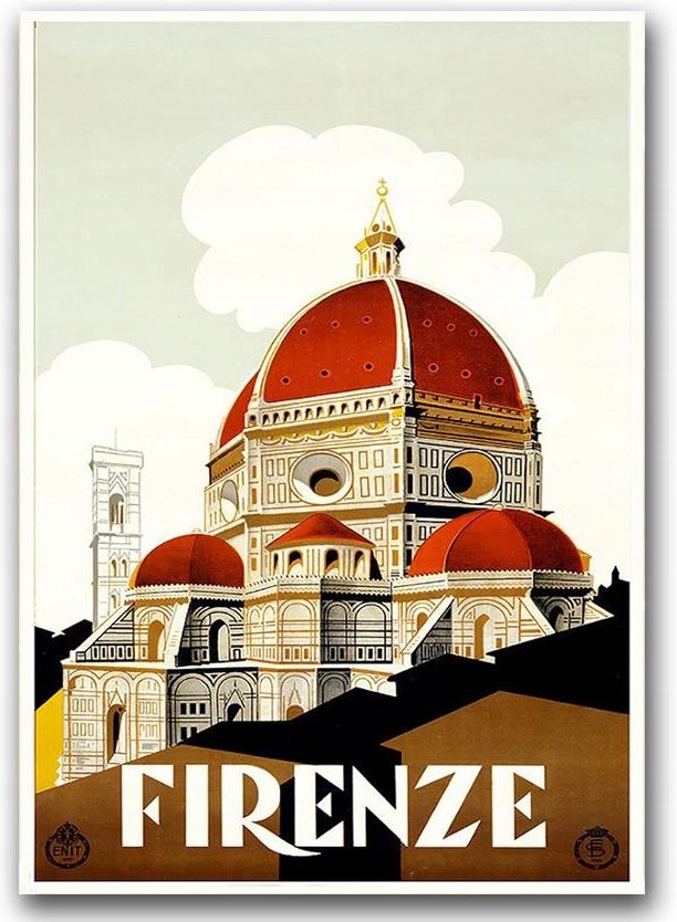 Postertones Plakat Dekor Vintage Florencja Włochy A2 - Opinie i ...