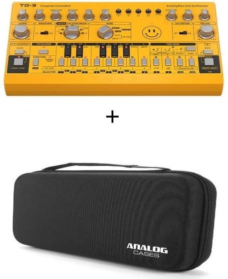 Behringer TD-3-AM - Analog Bass Line Synthesizer, LTD Yellow + case ...