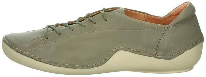 Think! Skórzane trzewiki Kapsi w kolorz khaki - Ceny i opinie - Ceneo.pl