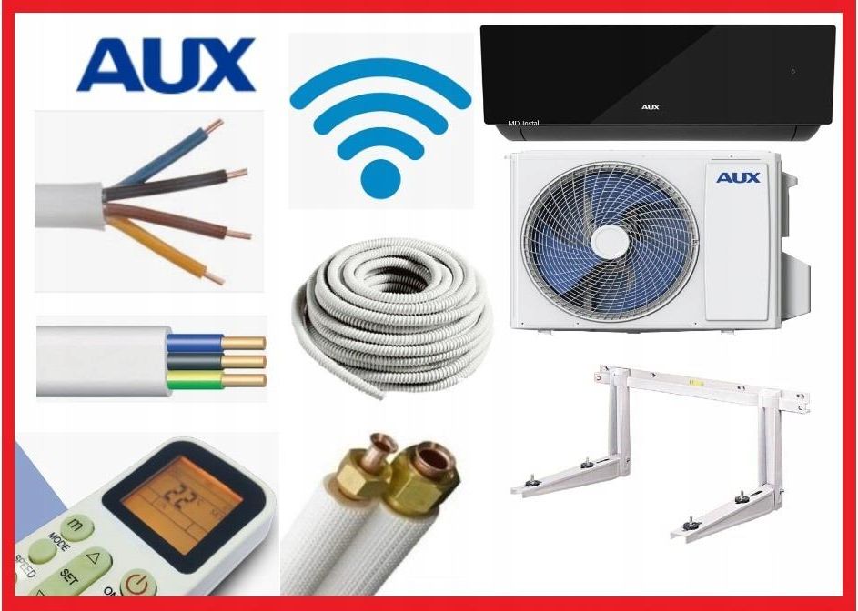 Klimatyzator Aux Zestaw AUX-18JP J SMART ART - ceny, opinie, sklepy - Ceneo.pl