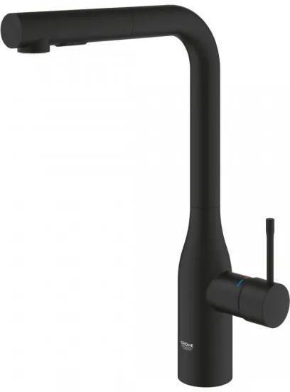 Grohe Essence Phantom Black 30504KF0 - Bateria kuchenna, typ Stojące ...