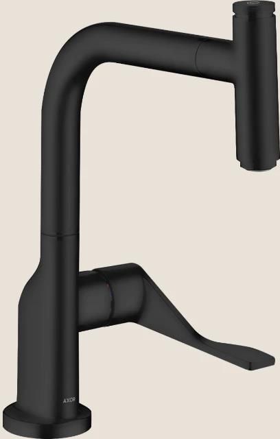Axor Citterio Czarny Mat 39861670 - Bateria kuchenna, typ Stojące ...