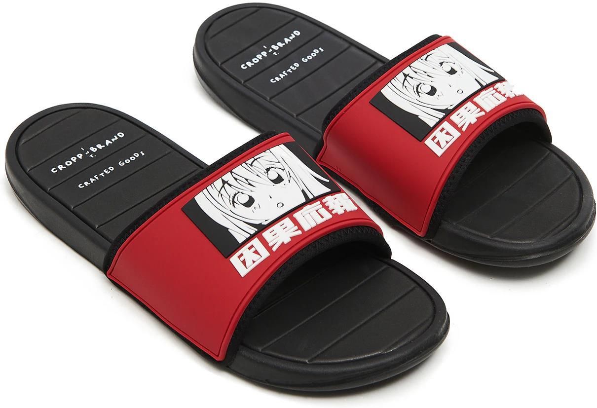 Cropp - Plażowe klapki z motywem anime - Czerwony - Ceny i opinie ...