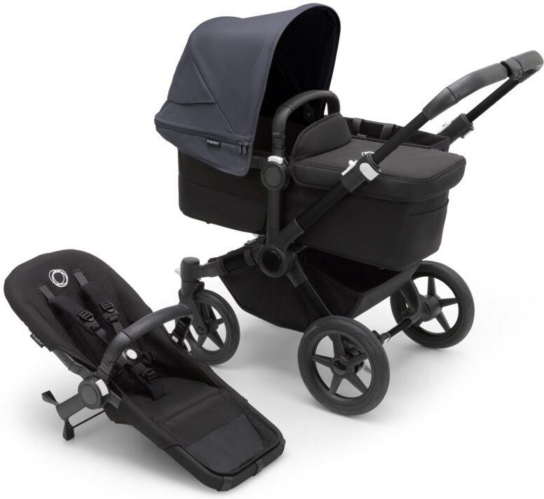 Wózek Bugaboo Donkey 5 Mono Black Stormy Blue Midnight Black Głęboko ...