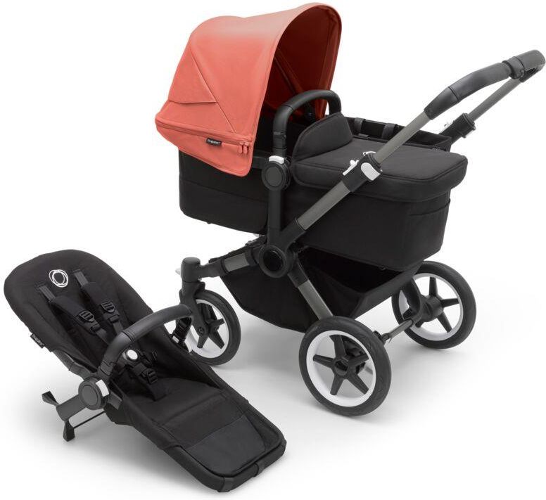 Wózek Bugaboo Donkey 5 Mono Graphite Sunrise Red Midnight Black Głęboko ...