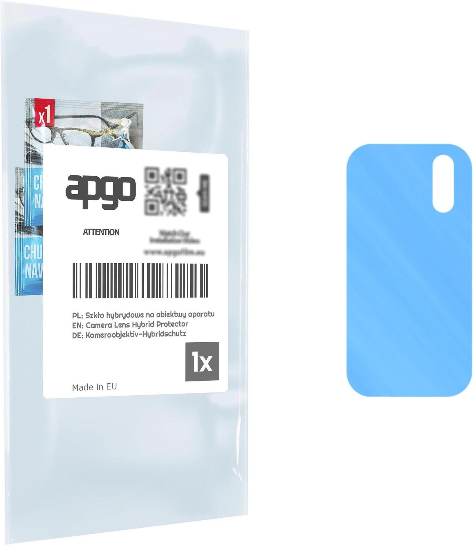 Apgo 1X Szkło Hybrydowe Na Aparat Obiektyw Kamerę 9H Do Alcatel 5H Plus ...
