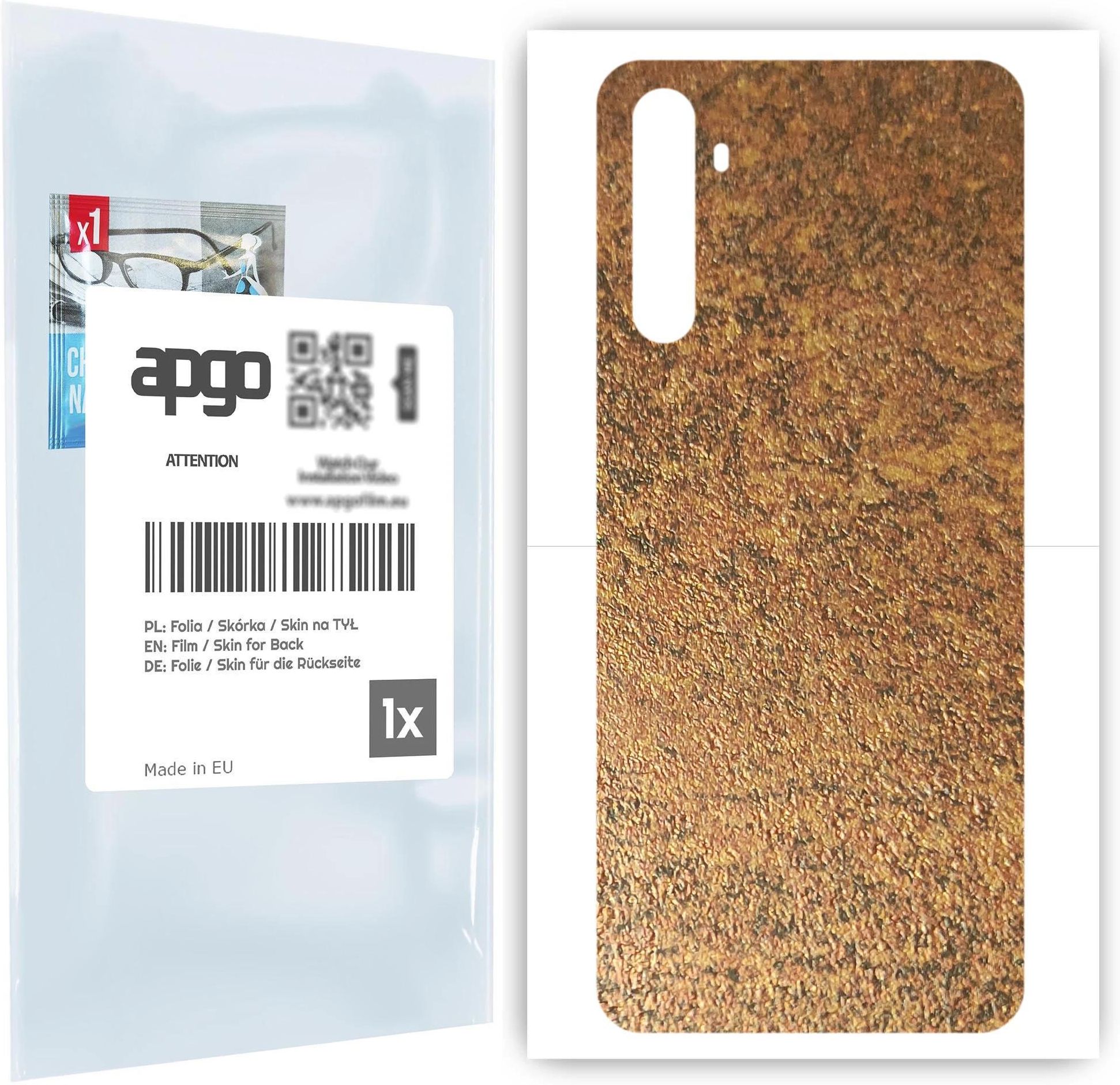 Apgo Folia Naklejka Skórka Na Tył Do Realme 6I Rmx2002 Zardzewiała ...