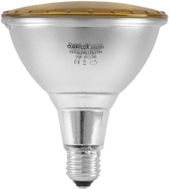 Omnilux PAR-38 230V SMD 15W E-27 LED yellow (88081883) - Opinie i atrakcyjne ceny na Ceneo.pl