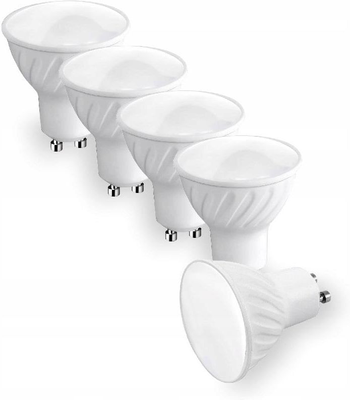Led Plus 5x Żarówka Led GU10 8W 750lm 4000K Biała Neutralna (ZE008ZA ...