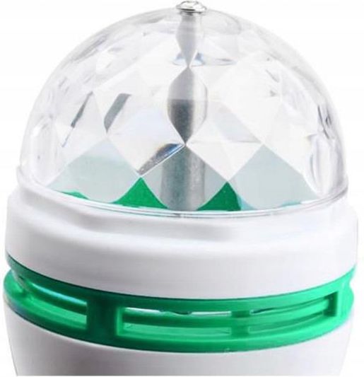 Żarówka obracana Rgb Led disco kula imprezowa (3XLED) - Opinie i ...