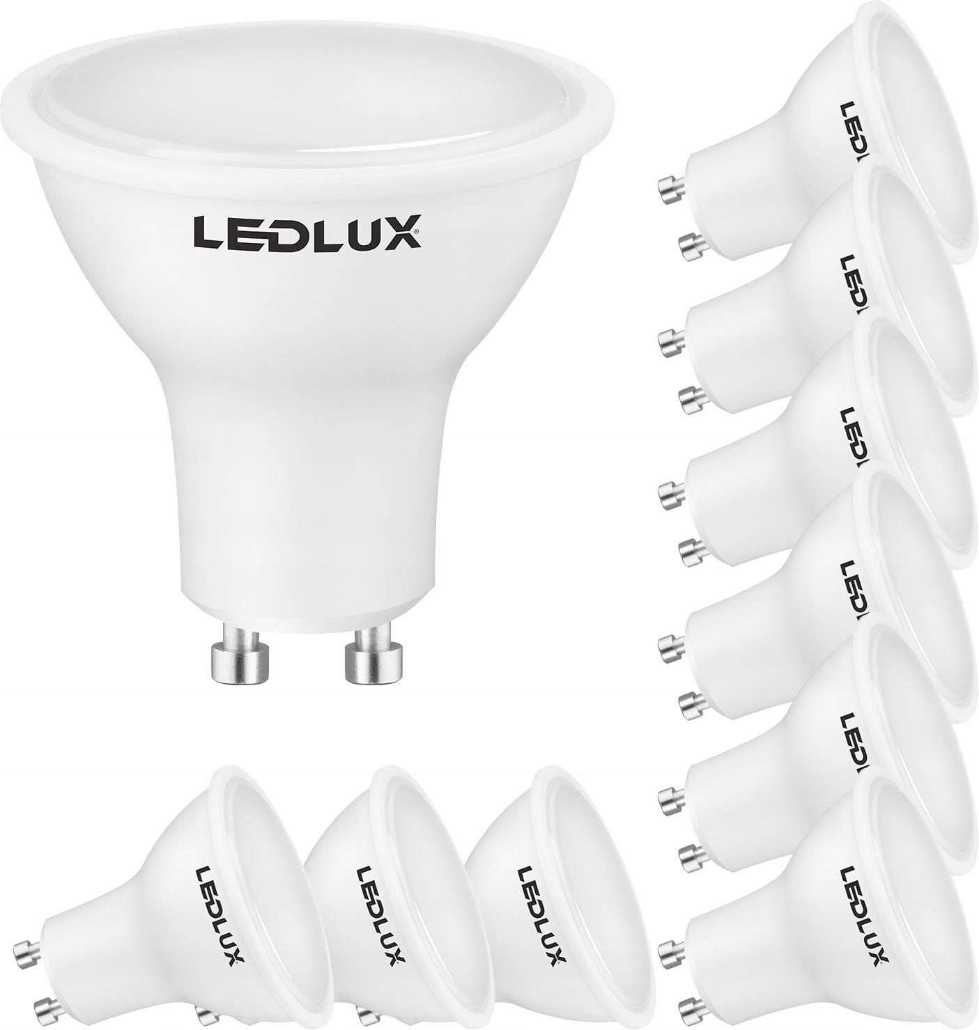 Led-Lux 10x Żarówka Led GU10 1,5W 20W Niemrugająca 6000K (10XGU1015WPW ...
