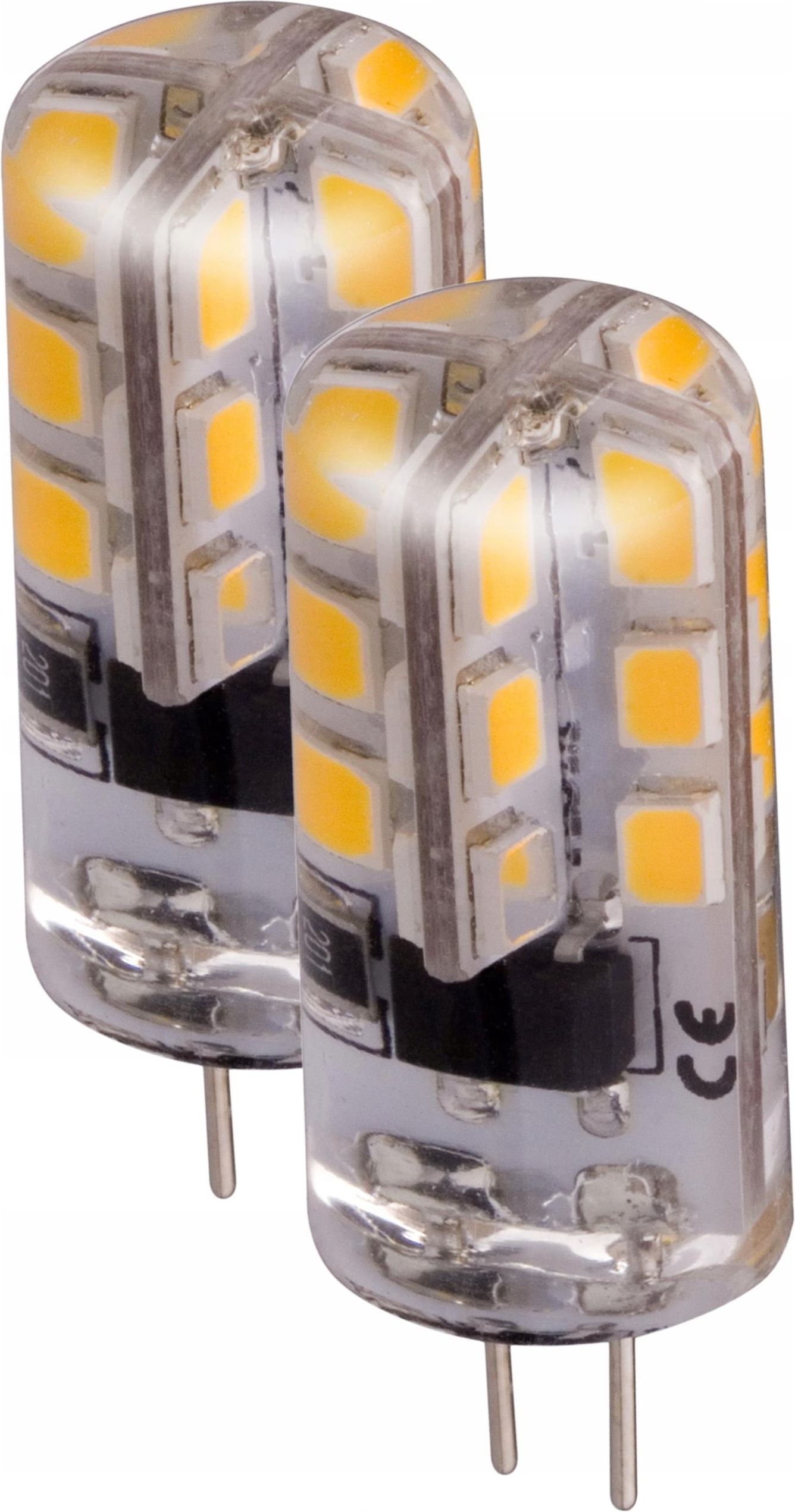 Lumenix 2x Żarówka Led G4 Smd 3,2W Silikon Ciepła 230V (6129_2 ...