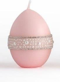 Świeca Crystal Jajko Małe 5X9Cm Pearl Różowa 114006 - Opinie i ...