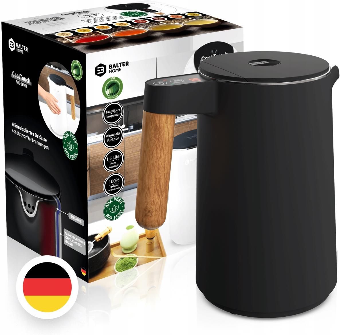 Czajnik elektryczny Balter Home WK08BL - Opinie i ceny na Ceneo.pl