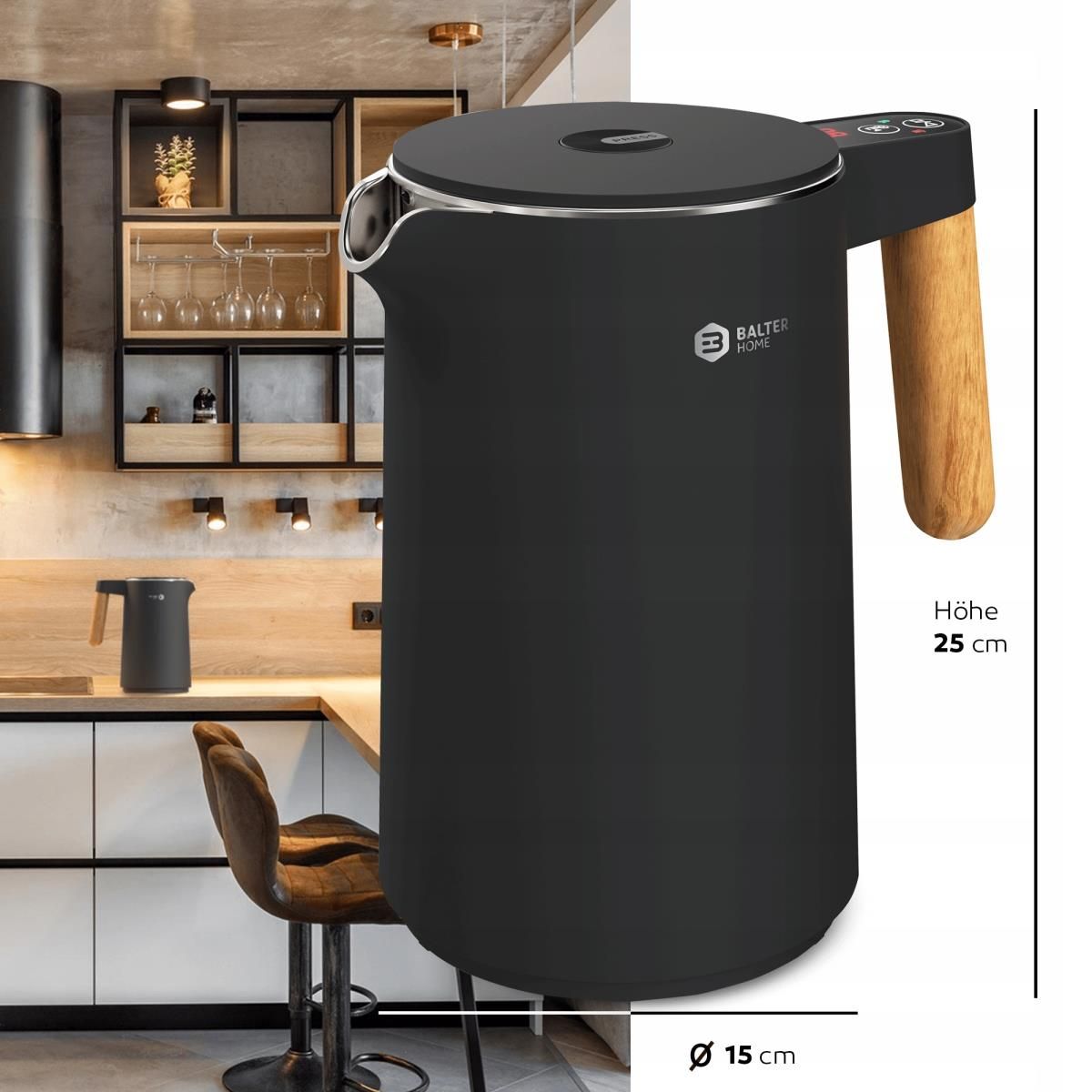 Czajnik elektryczny Balter Home WK08BL - Opinie i ceny na Ceneo.pl