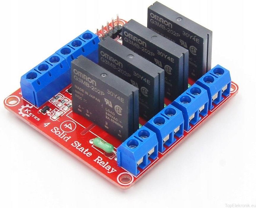 Topelektronik Przekaźnik Półprzewodnikowy Ssr 4 Kanałowy Arduino ...