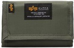 Duży Portfel Męski Alpha Industries - Crew Wallet 196928 Sage/Green 01 ...