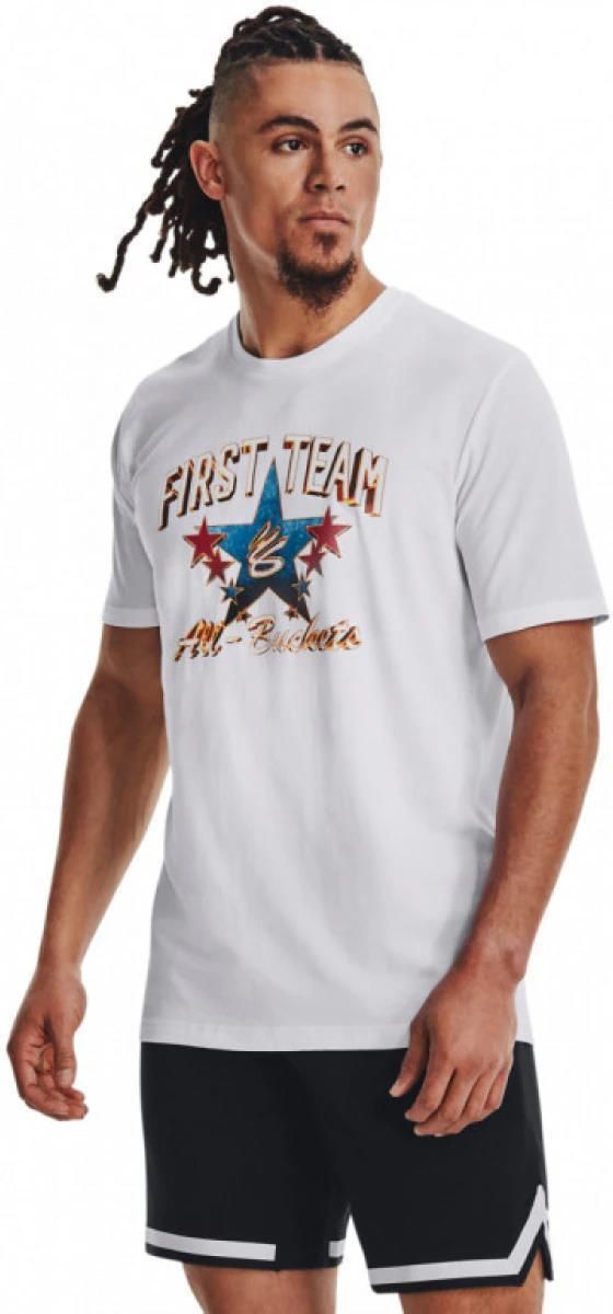 Męski t-shirt z nadrukiem Under Armour UA Curry All Star Game SS ...