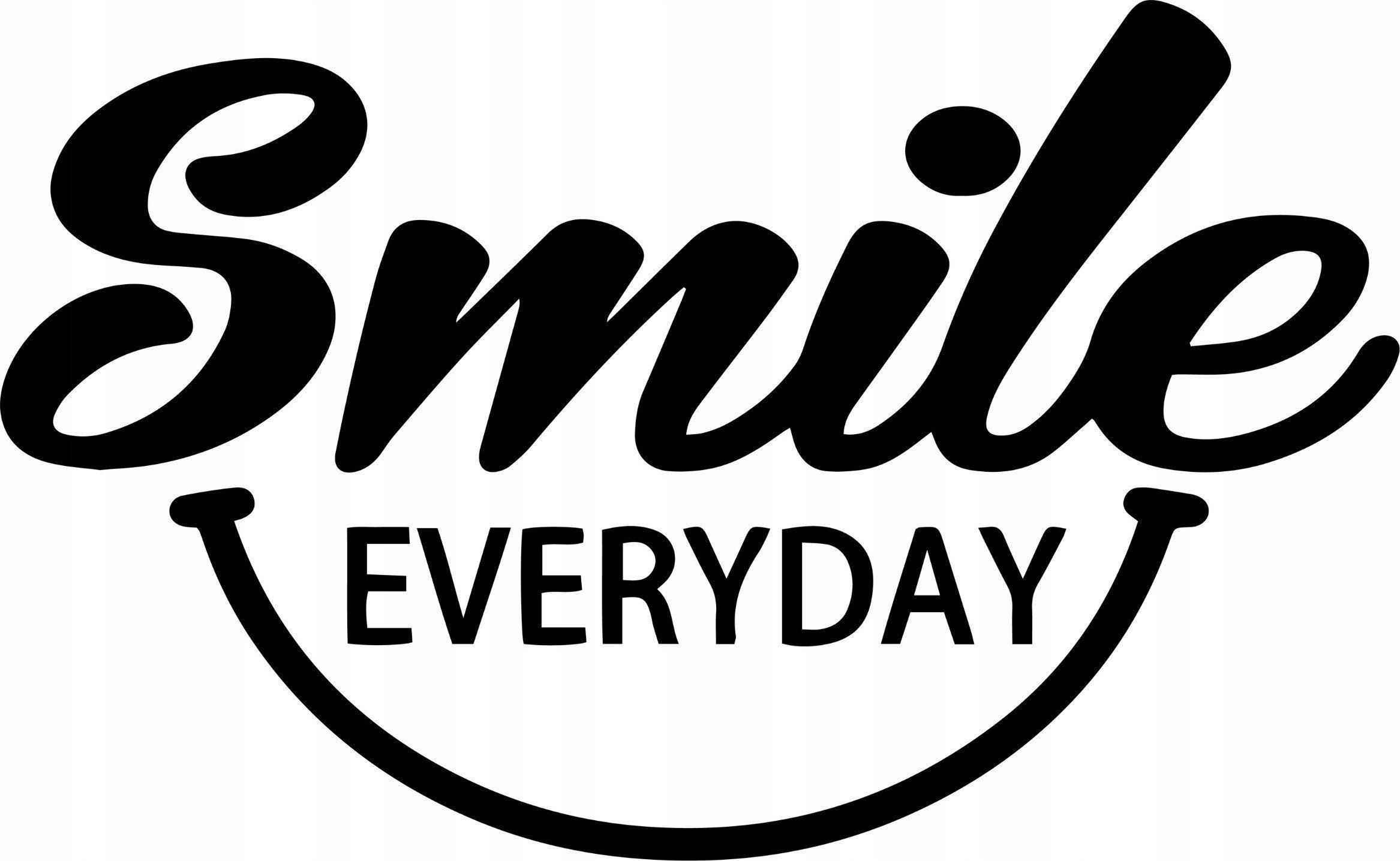 Sticky Studio Naklejka Smile Everyday 10cm - Ceny i opinie - Ceneo.pl