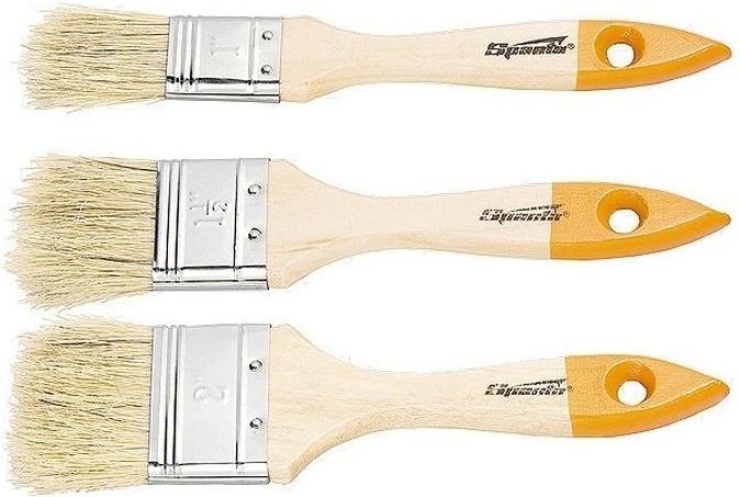 Pędzel malarski Toolsworld Zestaw Pędzli Płaskich 3szt. - Opinie i ceny ...