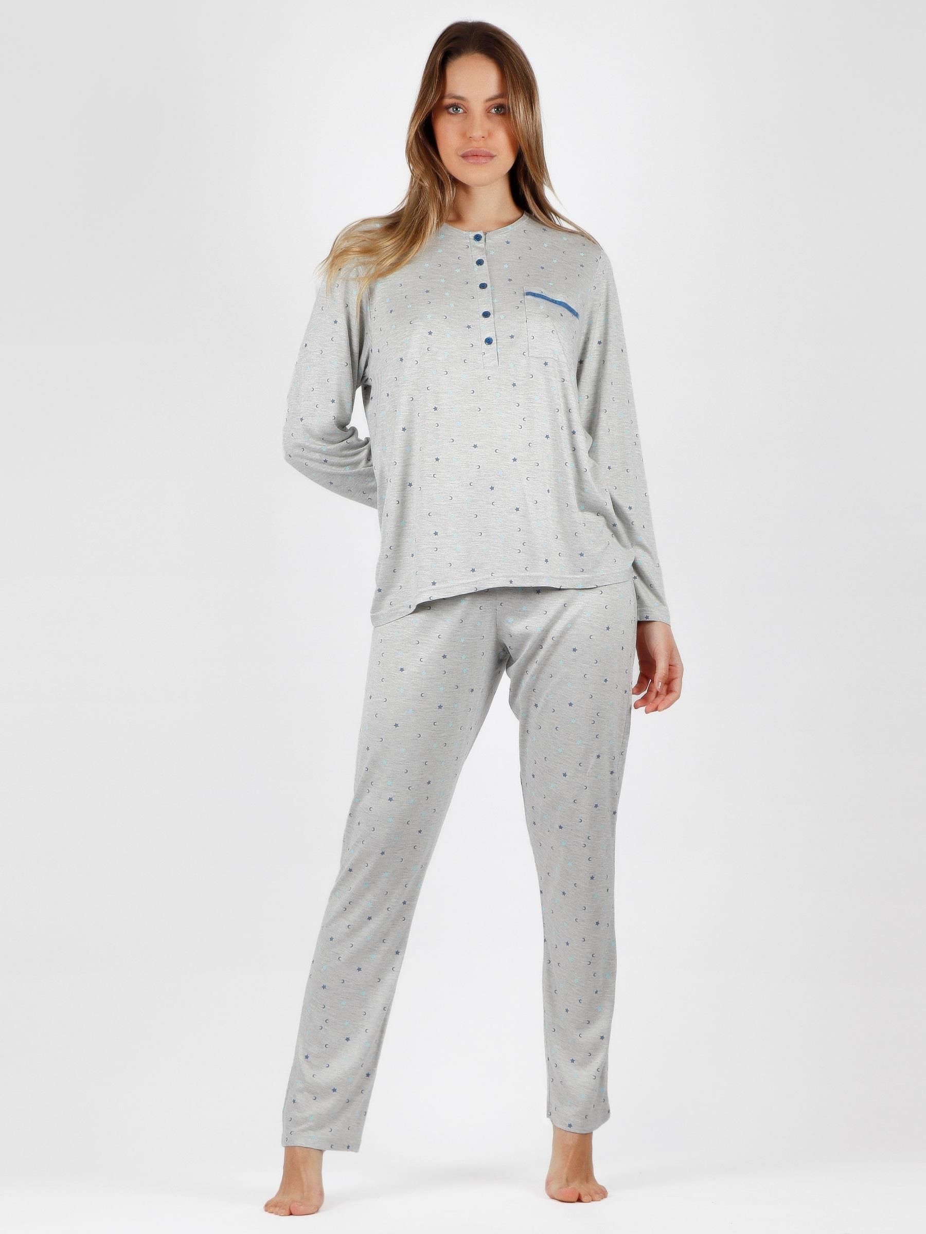 Piżama Admas Classic 56185 L Szary melanż (8433623621406) - Ceny i ...