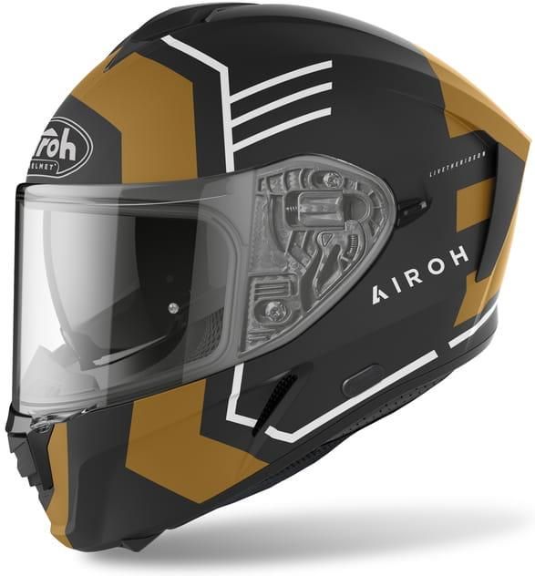 Kask motocyklowy Airoh Spark Thrill Gold Matt - Opinie i ceny na Ceneo.pl