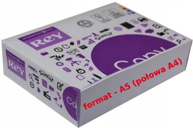 Rey Papier A5 (148X210Mm) 80G 500 Arkuszy Format A5 (991680) - Ceny i opinie - Ceneo.pl