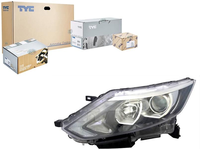 Lampa przednia Tyc Reflektor Lampa Quashqai 13 17L H7 H11 Led - Opinie ...