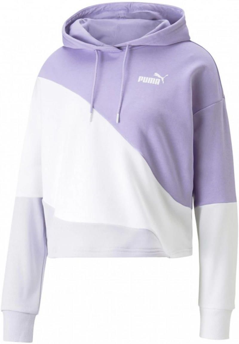 Damska bluza dresowa nierozpinana z kapturem Puma Power Cat Hoodie - fioletowa - Ceny i opinie ...