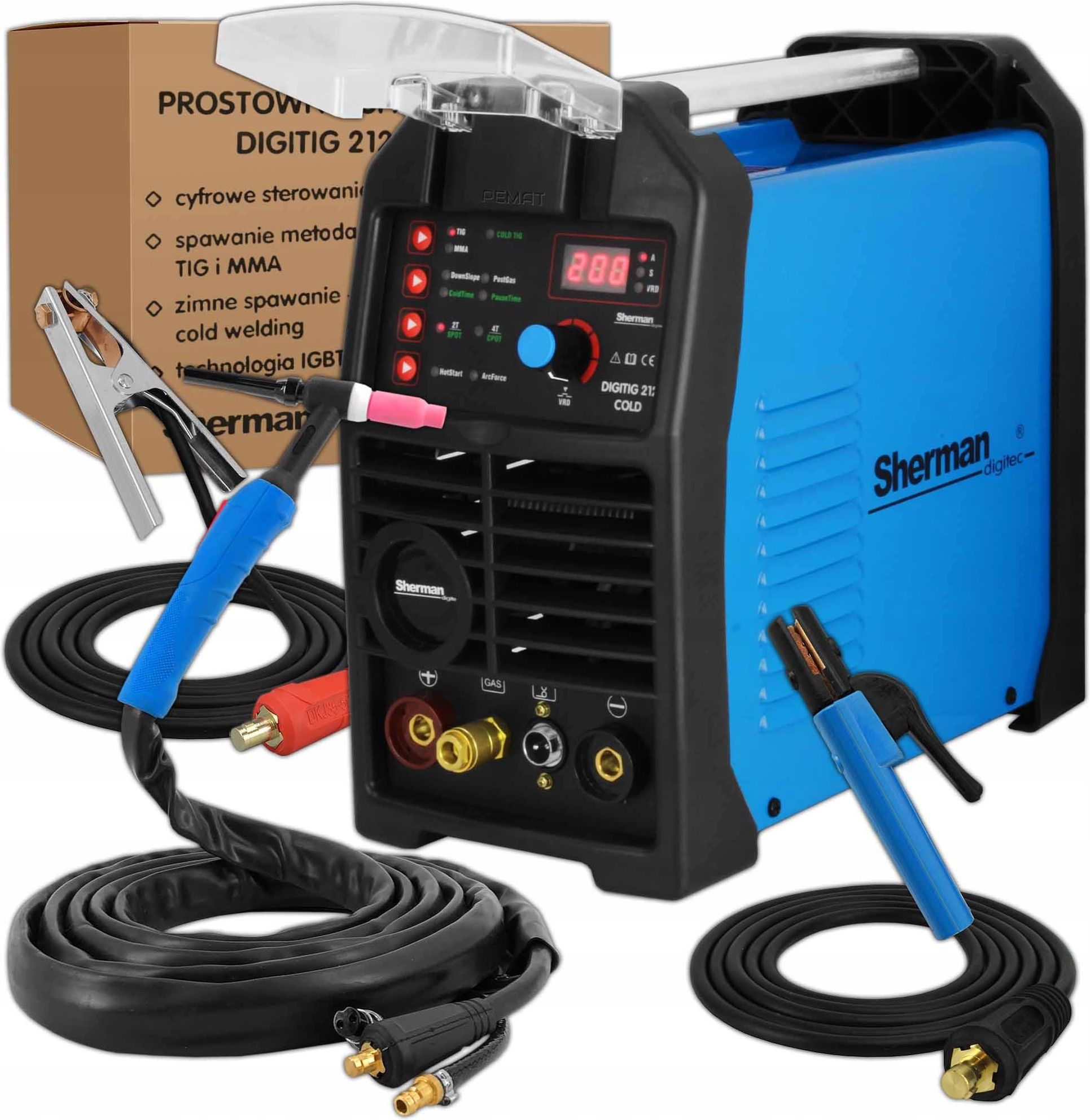 Spawarka Sherman Spawarka Tig Dc Digitig 212 Mma Spot Cold 7812679 - Opinie i ceny na Ceneo.pl
