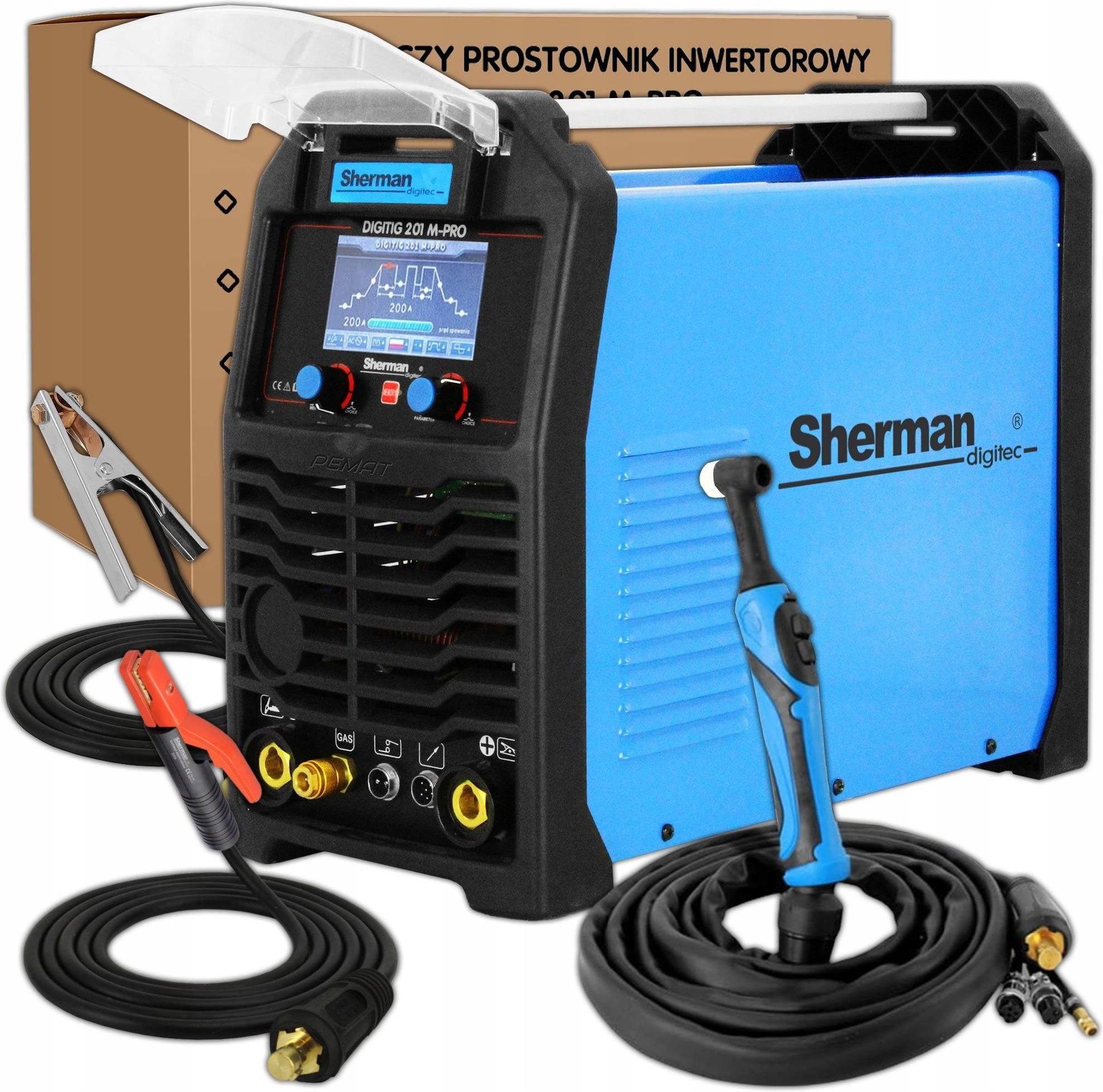 Spawarka Sherman Spawarka Digitig 201 Ac/Dc M-Pro Puls Hf 7812714 - Opinie i ceny na Ceneo.pl
