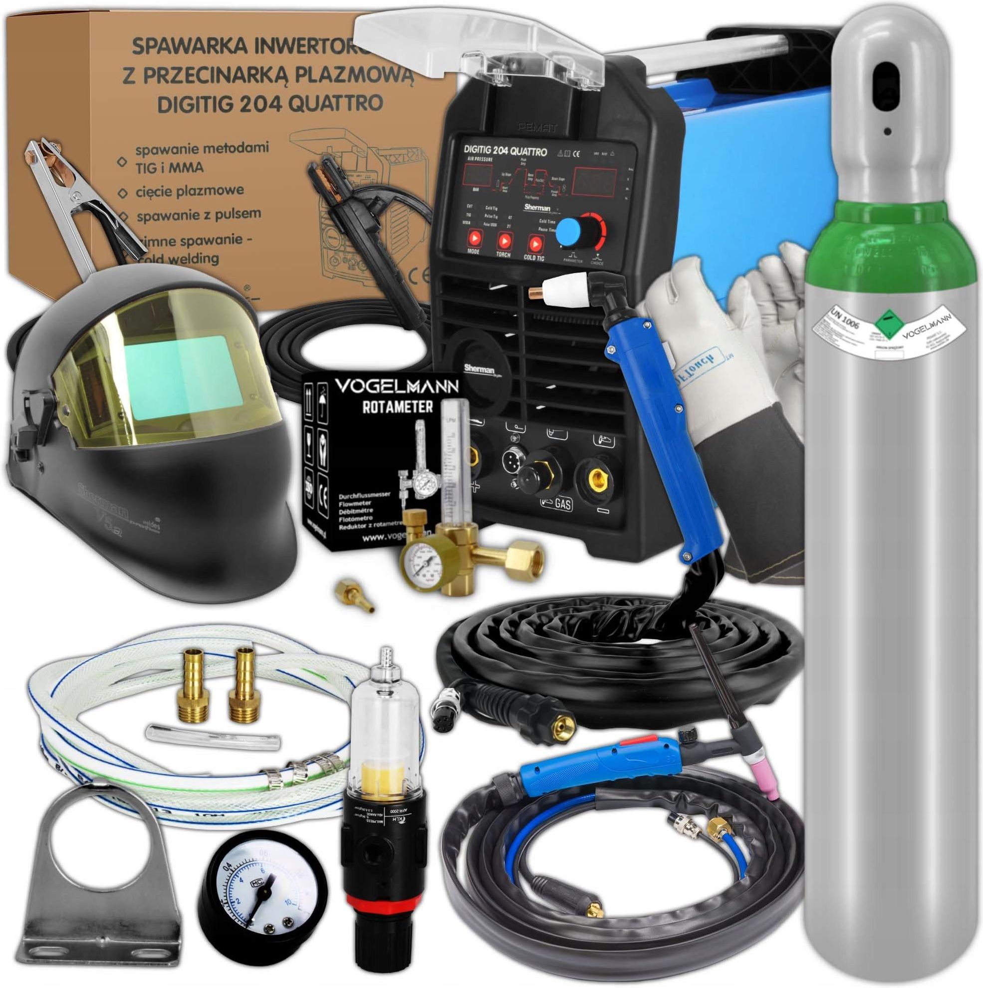 Spawarka Sherman Zestaw Spawarka 3W1 Mma Tig Plasma Digitig 204 SET17812713 - Opinie i ceny na ...