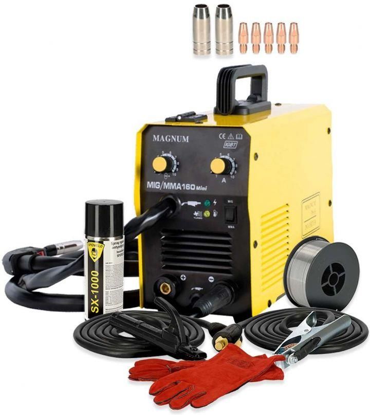 Spawarka Magnum Spawarka Mig 160 Mini Mma - Zestaw UMI160MMALPAKIET1 ...