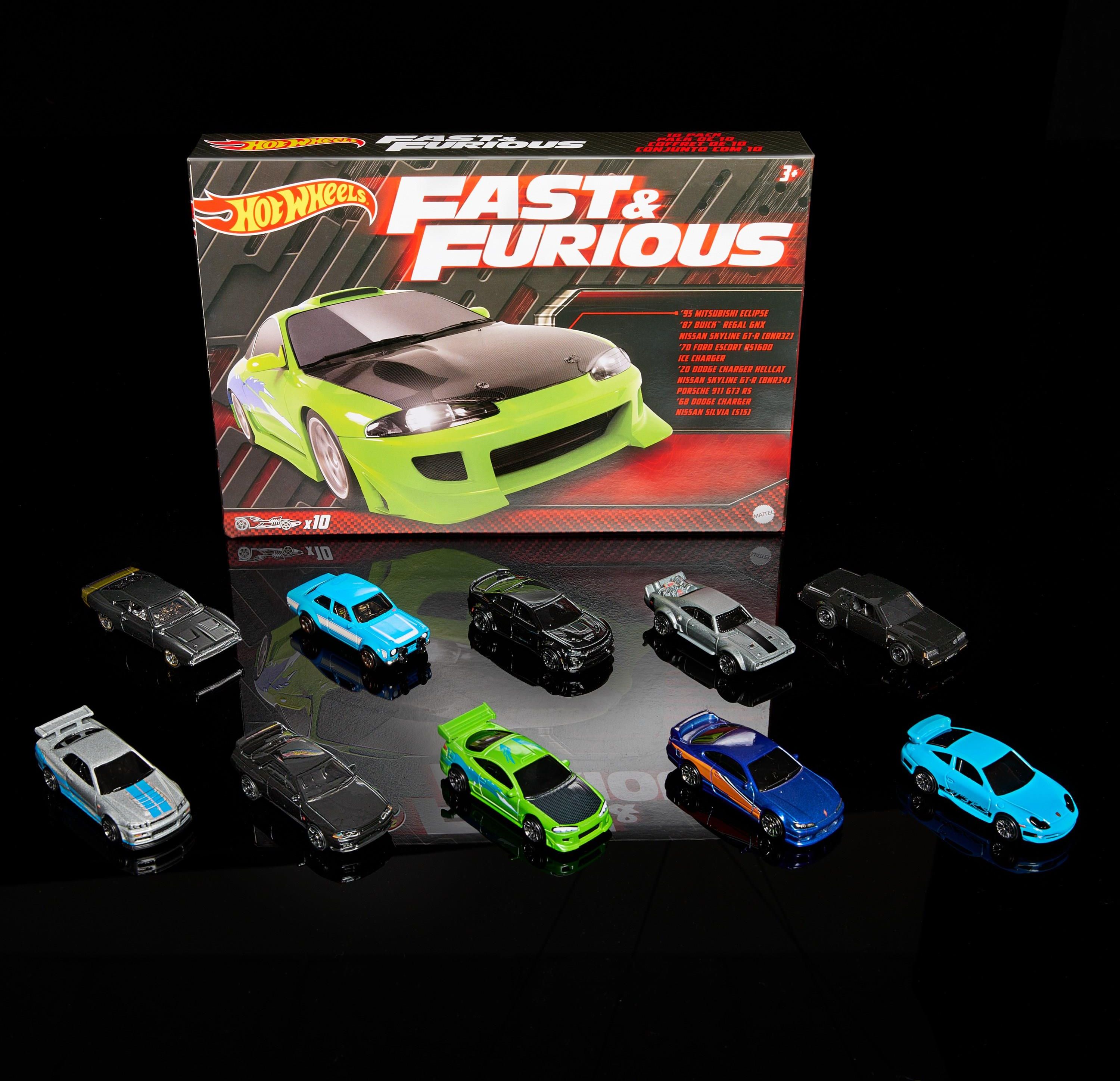 Hot Wheels® Szybcy i wściekli 10-pak pojazdów HNT21 - Ceny i opinie ...