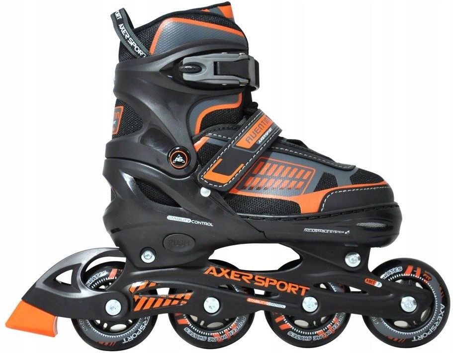 Rolki Axer Sport Czarny Pomarańczowy - Cena i Opinie - Ceneo.pl