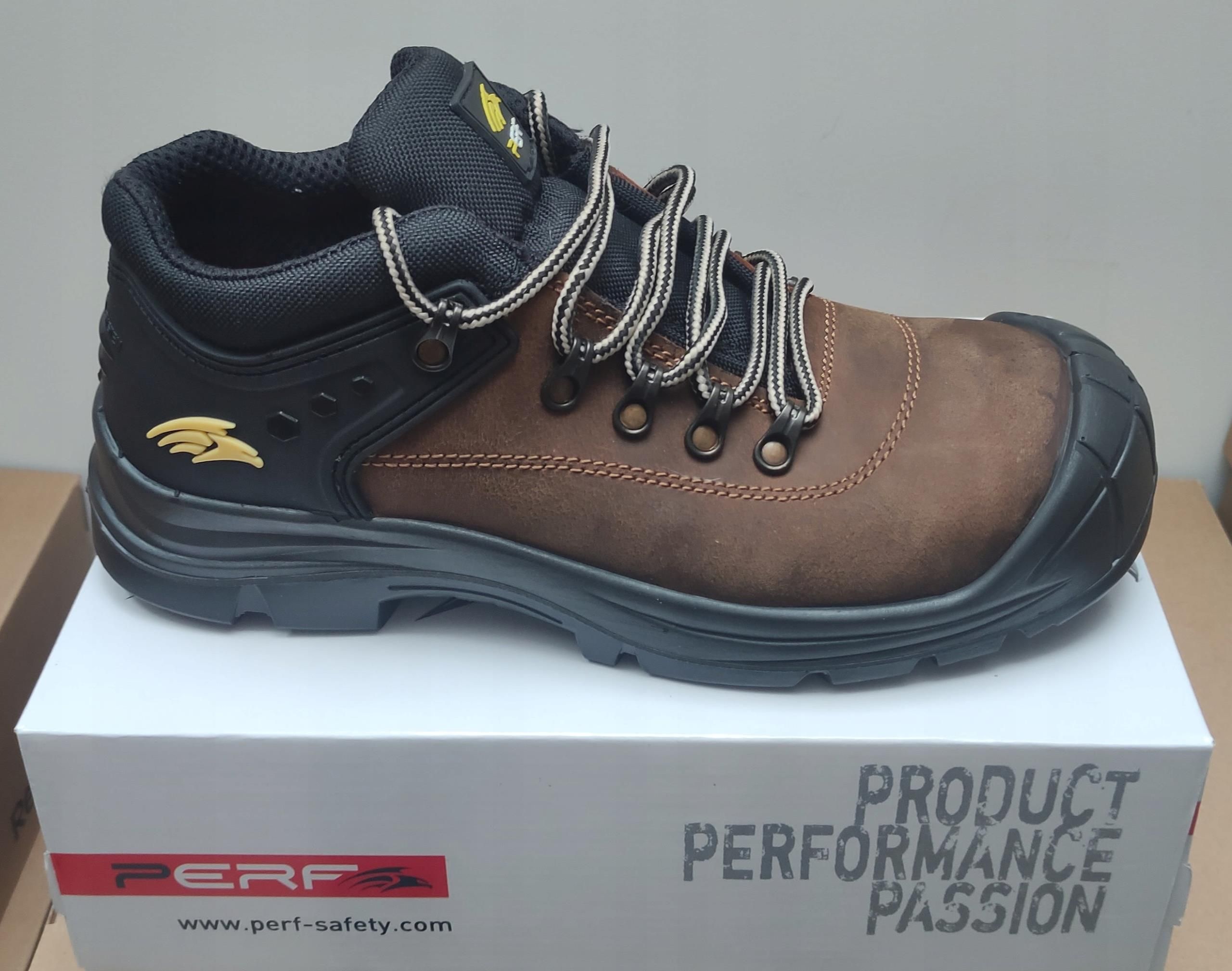 Perf Buty Robocze Bhp Pb1C Skóra S3 Brązowe - Ceny i opinie - Ceneo.pl
