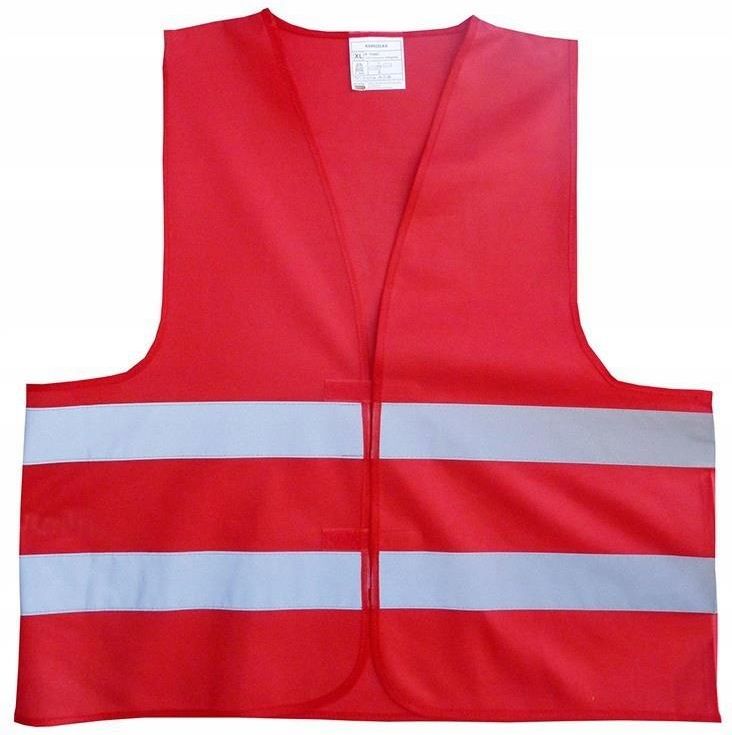 Kamizelka Ostrzegawcza Czerwona Odblaskowa L 120G - Ceny i opinie - Ceneo.pl