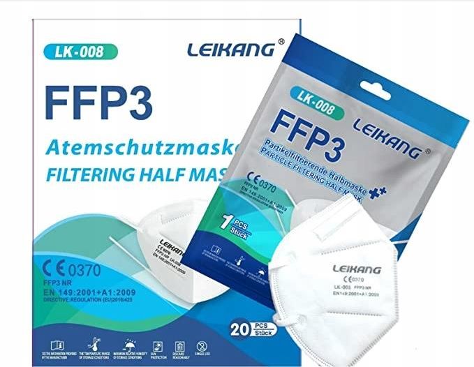 Leikang 20X Maska Ffp3 Ochronna - Ceny i opinie - Ceneo.pl