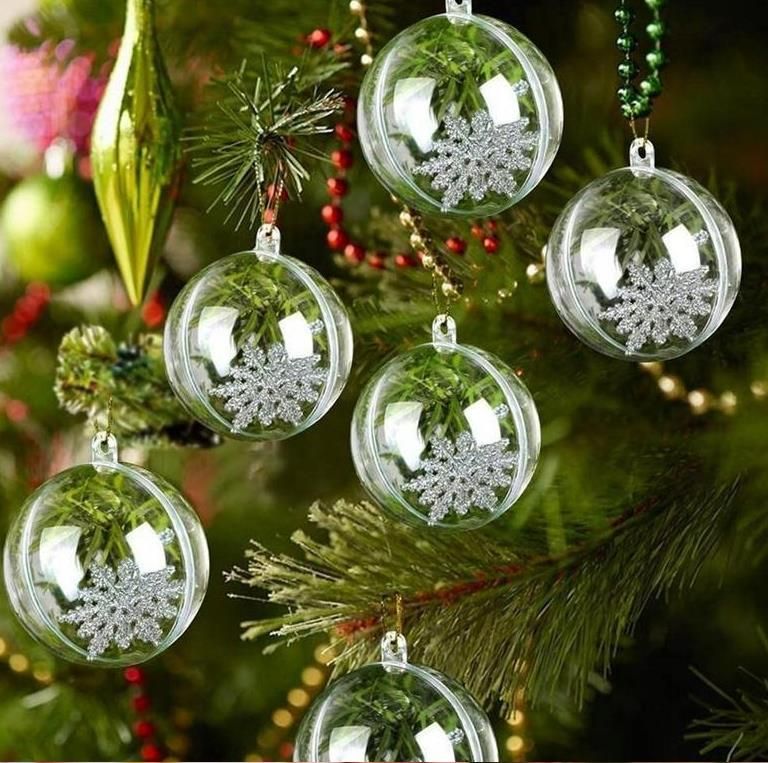 Druk-Pak 10X Bombka Akrylowa 5Cm Bombki Kula Do Wypełnienia a0a73ed6 ...