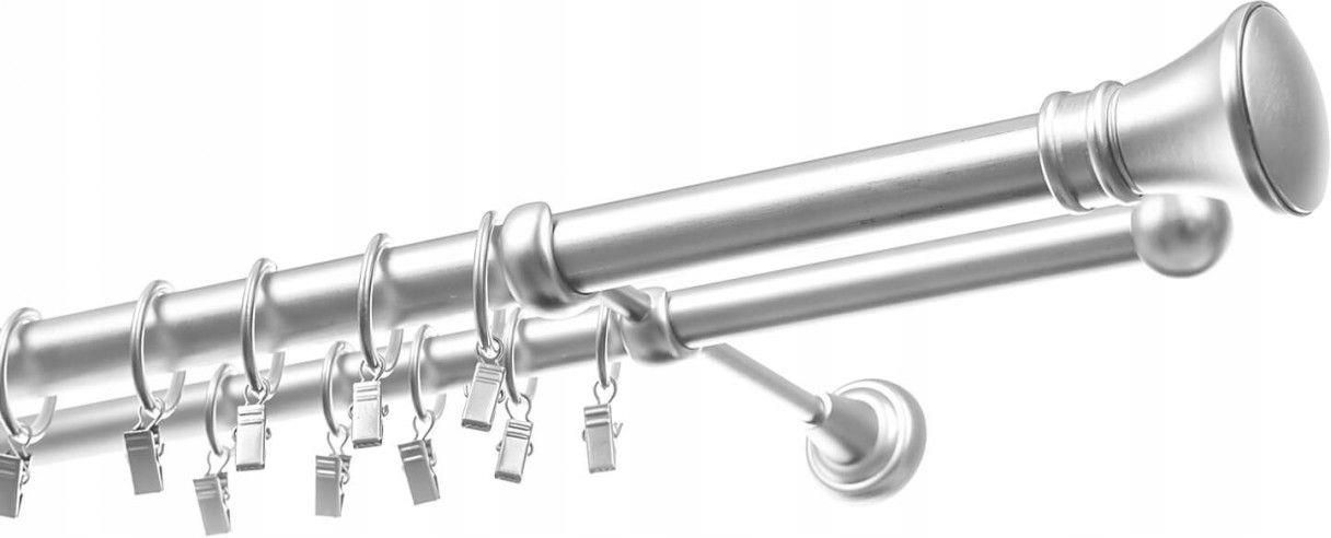 Dwm Karnisz Metal 25+19 Mm Podwójny Srebrny Złoty 260 6a03f315-0846 ...