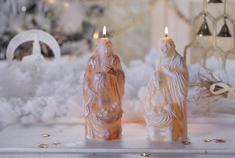 Bartek Candles Świeca Holy Family Figurka 155 Mm Brąz 953030cf-380f ...