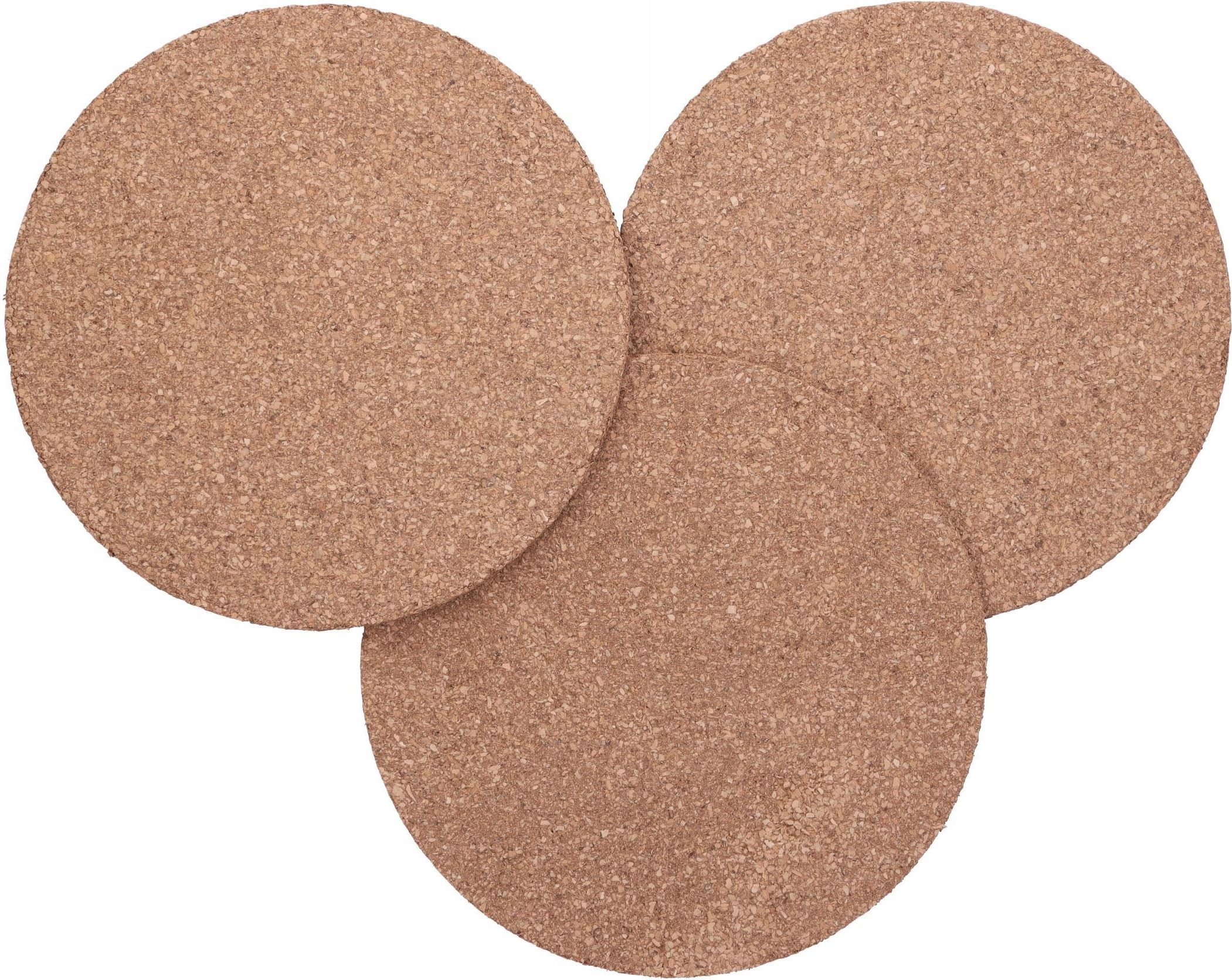 Excellent Houseware Podkładki Korkowe Pod Garnek Okrągłe Na Stół 3 Szt ...