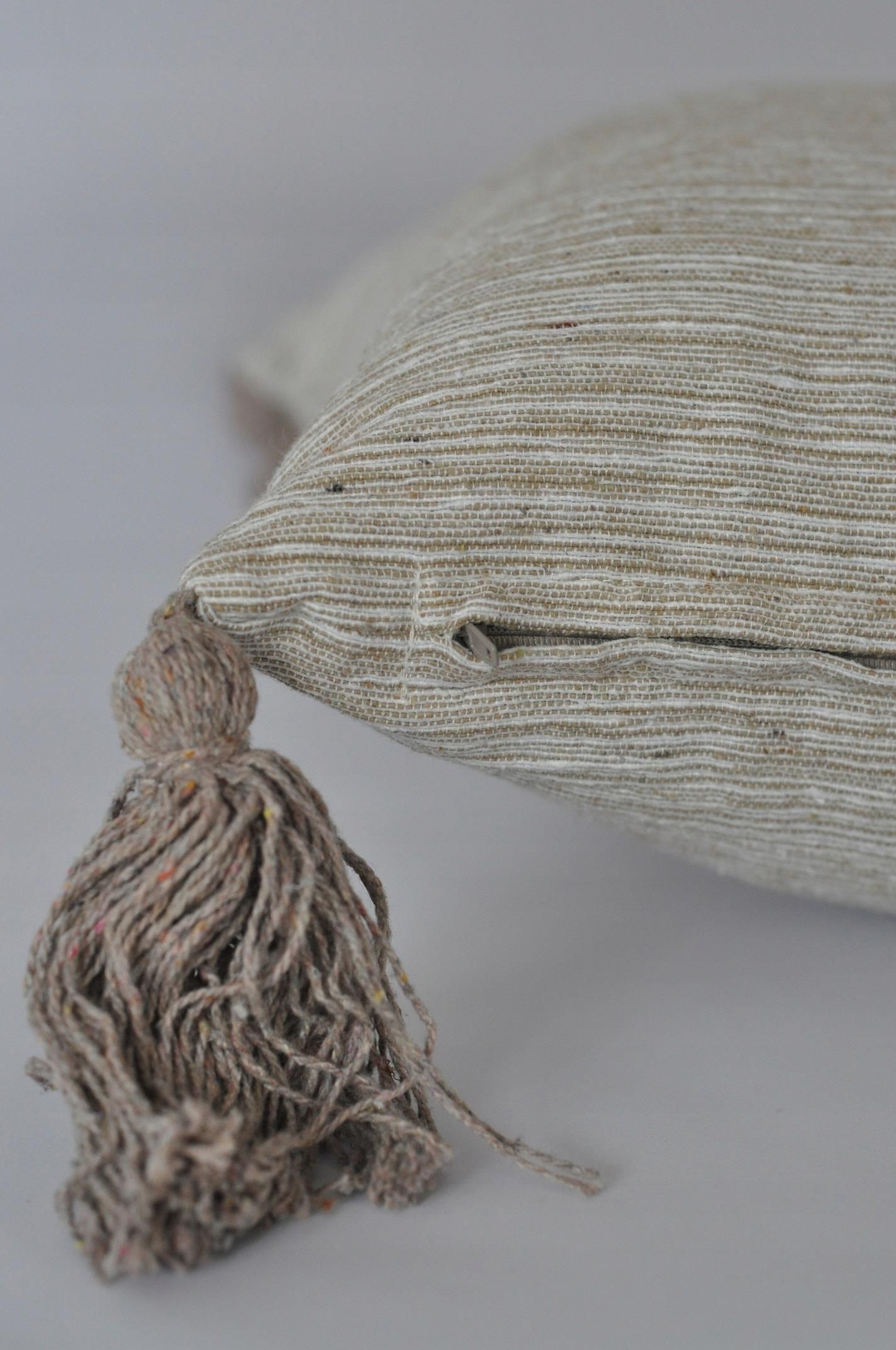 Poszewka Boho Chwosty 40X40 Bawełniana Melanż Beż 6e04b17b-8214-438e ...