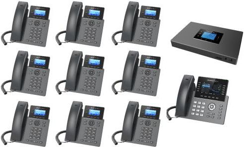 Centrala telefoniczna Grandstream Zestaw Telefonii Voip Dla 50 Osób Z ...