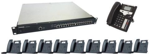 Centrala telefoniczna Slican System Telefoniczny Voip Ipu Dla 10 Osób Z ...