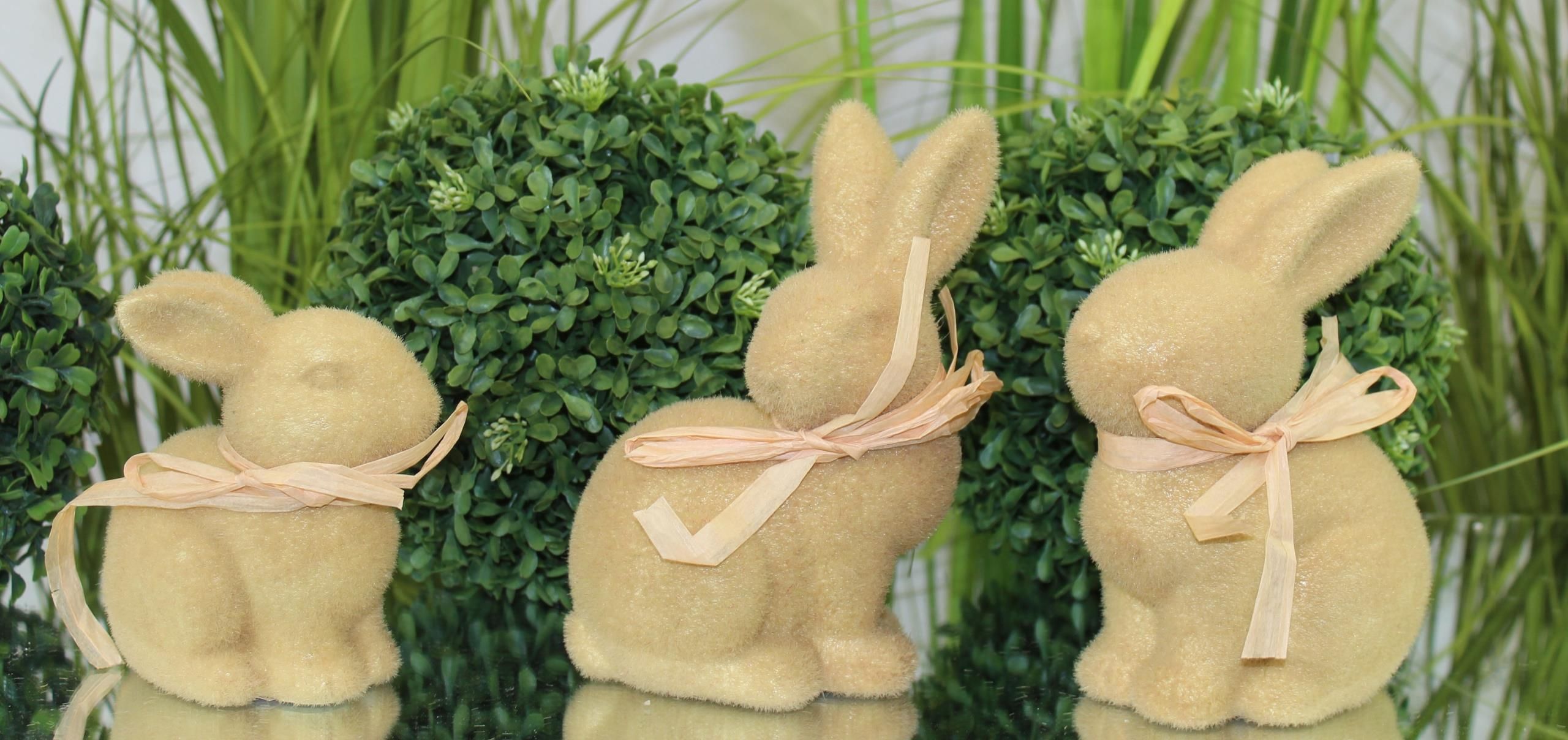 Zając Królik Flokowany Zielony H16 Decodomi 7a64a2a9-b676-48a4-9710 ...