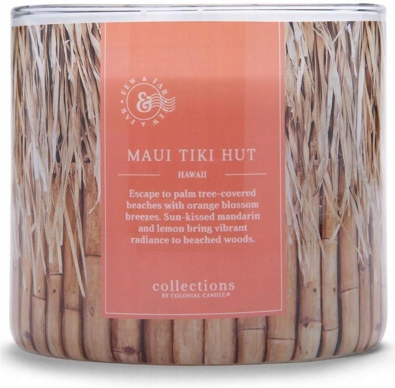 Colonial Candle Sojowa Świeca Zapachowa 3 Knoty 411G Maui Tiki Hut ...